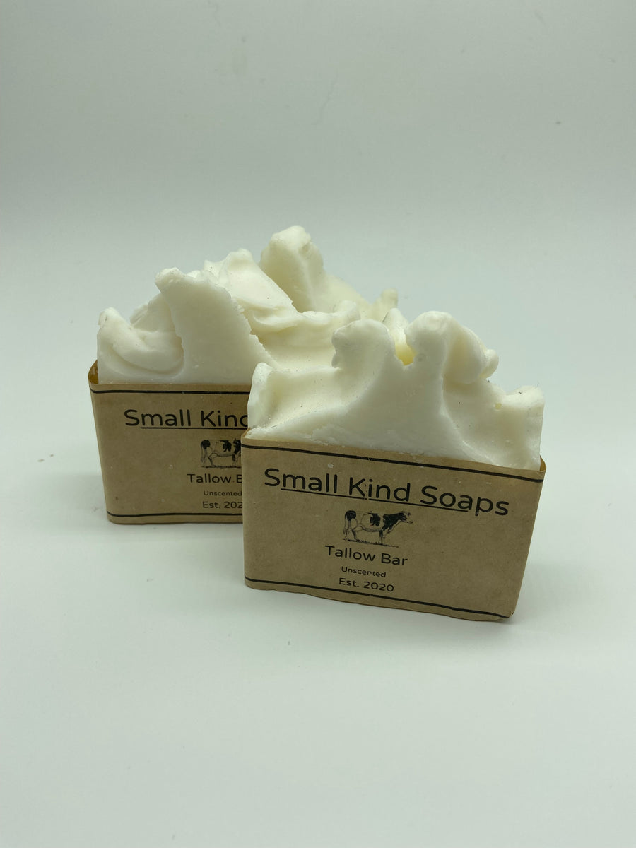 Unscented Tallow Bar – Small Kind Soaps