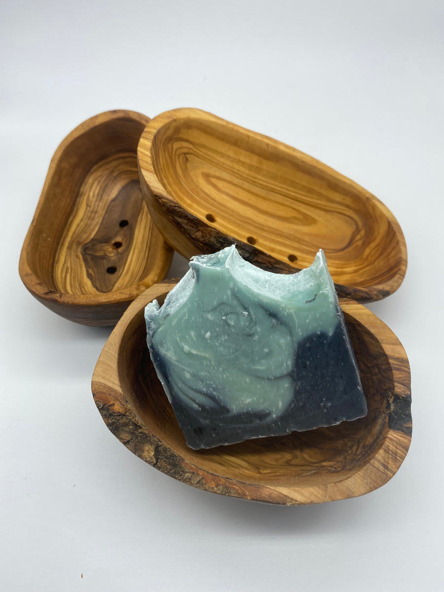 Olive Wood Soap Dish – Small Kind Soaps